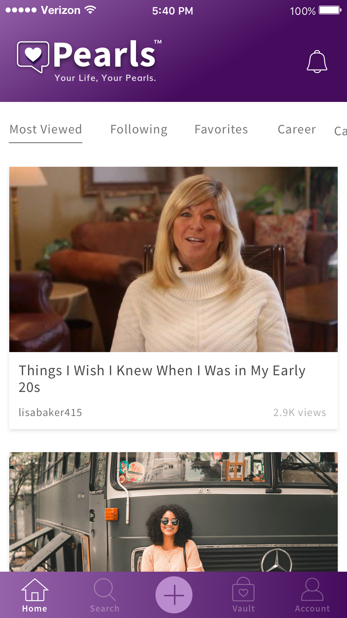 Pearls App – Share your memories…